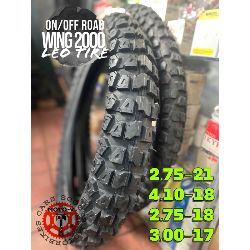 On/Off Road DUAL SPORT TIRE ( FUJI WING 2000 LEO ) | Shopee Philippines