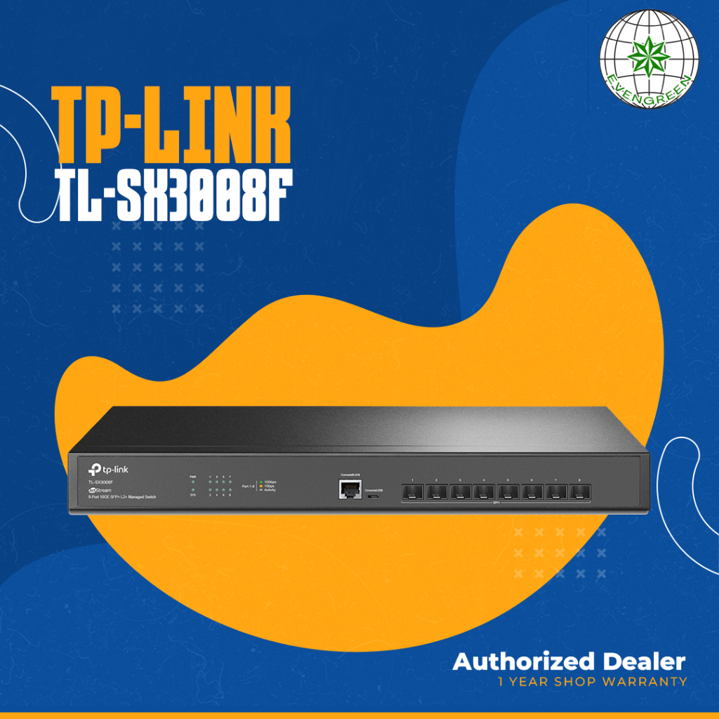 TP-Link Omada TL-SX3008F JetStream 8-Port 10GE SFP+ L2+ Managed Switch | Shopee Philippines
