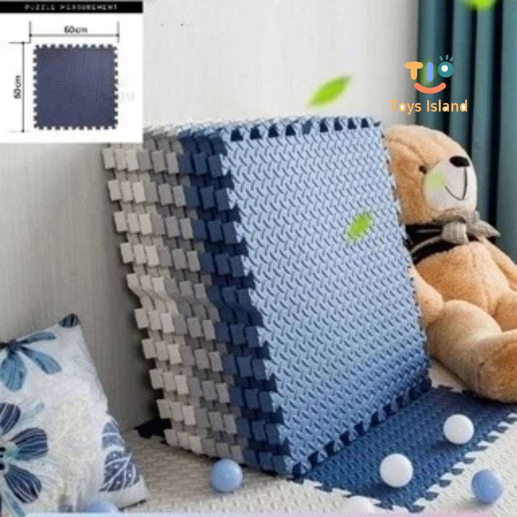 【Toys Island】Puzzle Mat / Play Mat LEAF Design 4pcs 60cm x 60cm/10pcs ...