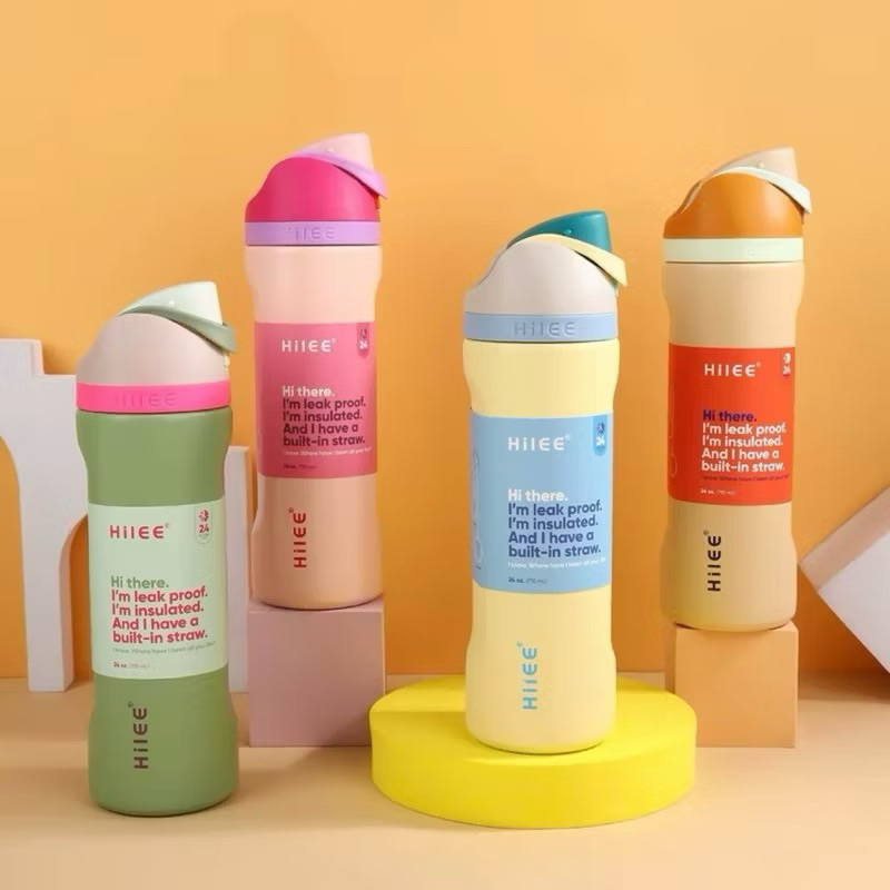 [FREE NAME] Hilee Free Sip Insulated Stainless Tumbler Owala FreeSip ...