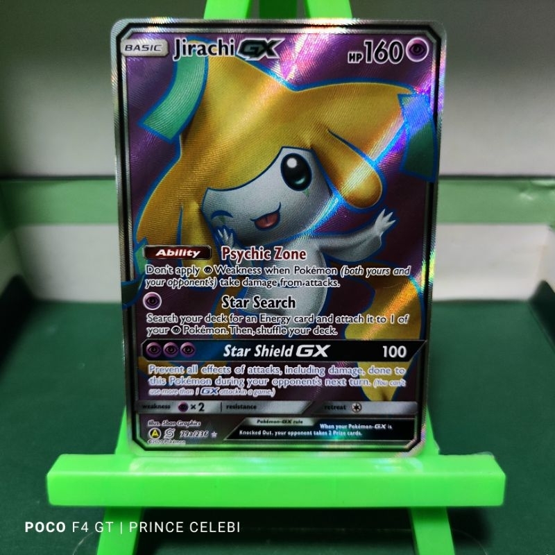 Pokemon TCG - Jirachi GX Full Art | Shopee Philippines