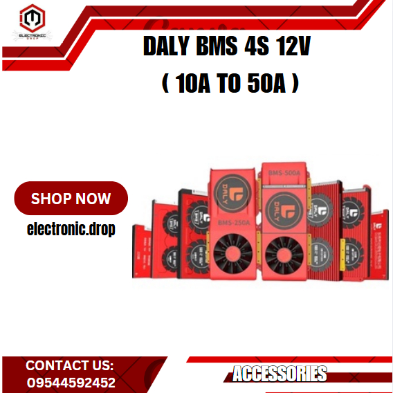 DALY BMS Lifepo4 4S 12V 10A 20A 30A 40A 50A NOMINAL WIDE APPLICATION | Shopee Philippines