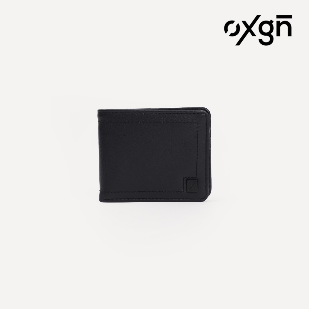 OXGN Bi-Fold Wallet For Men And Women (Black/Brown) | Shopee Philippines
