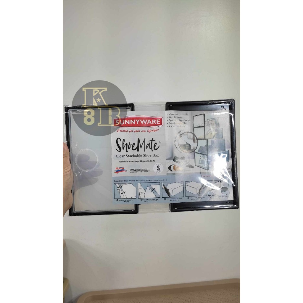 SUNNYWARE SHOE MATE STORAGE BOX #9759 (4 SIZES) | Shopee Philippines