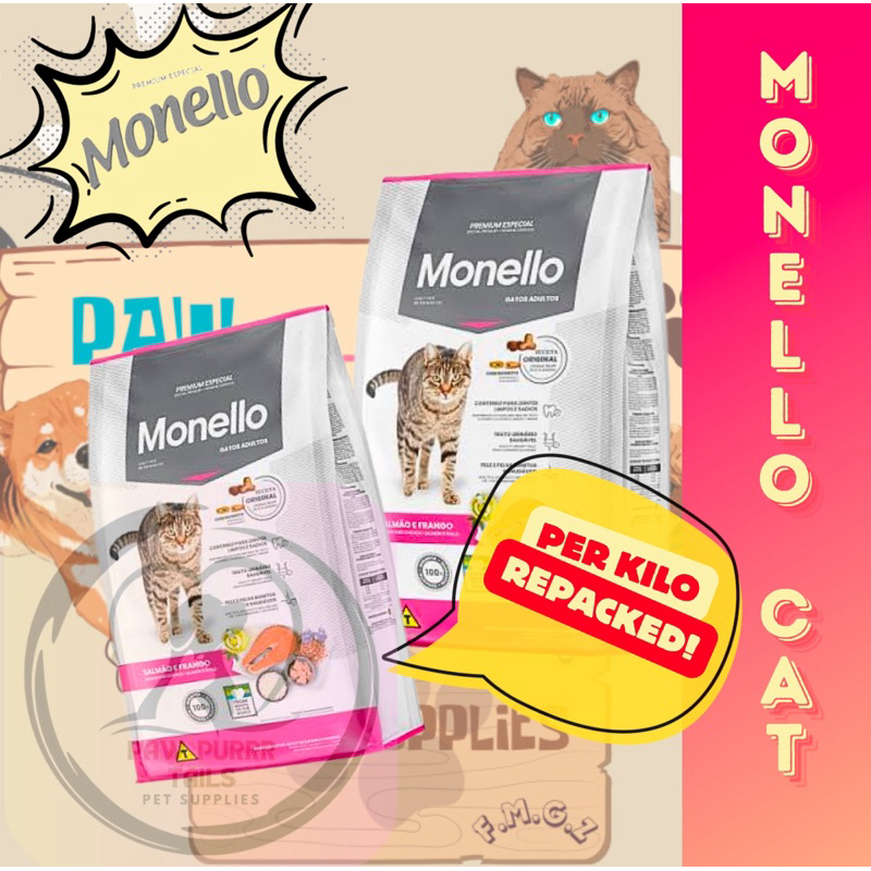 Monello Cat Dry Food Per Kilo (REPACKED ONLY) | Shopee Philippines