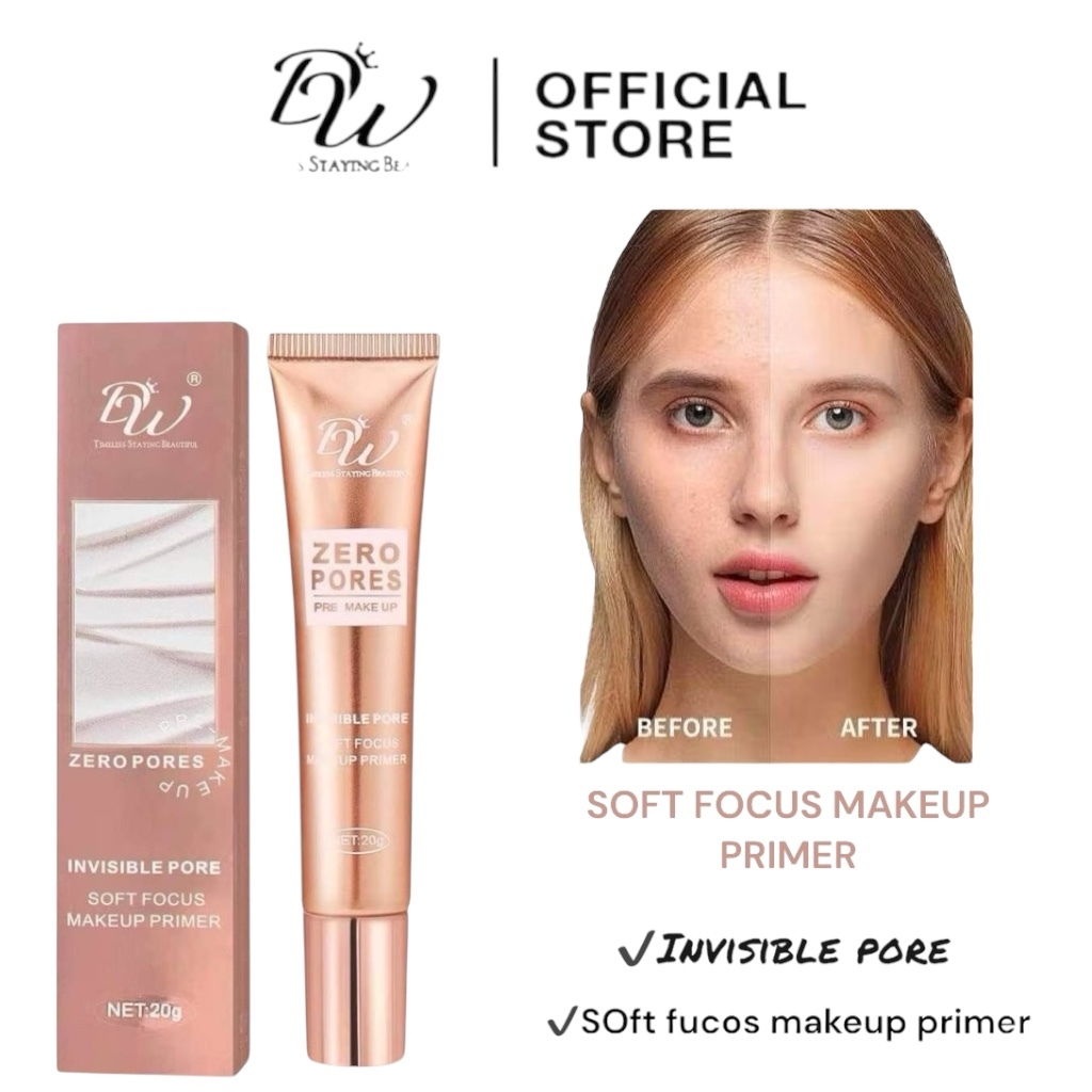 DW Primer Cream Soft Focus Make Up Base Invisible Pore 20g | Shopee ...