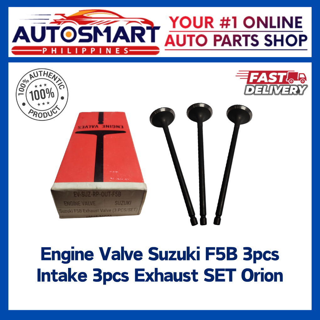 Engine Valve Suzuki F5B 3pcs Intake 3pcs Exhaust SET Orion | Shopee ...