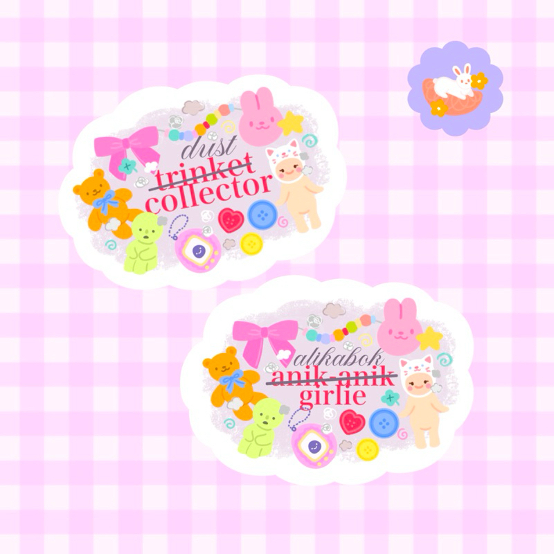 Alikabok or Anik-Anik ? Girlie - Waterproof Vinyl Sticker • pomelo ...