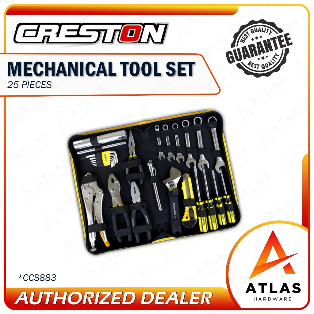 Creston 25pcs Mechanical Tool Set CCS883 | Shopee Philippines