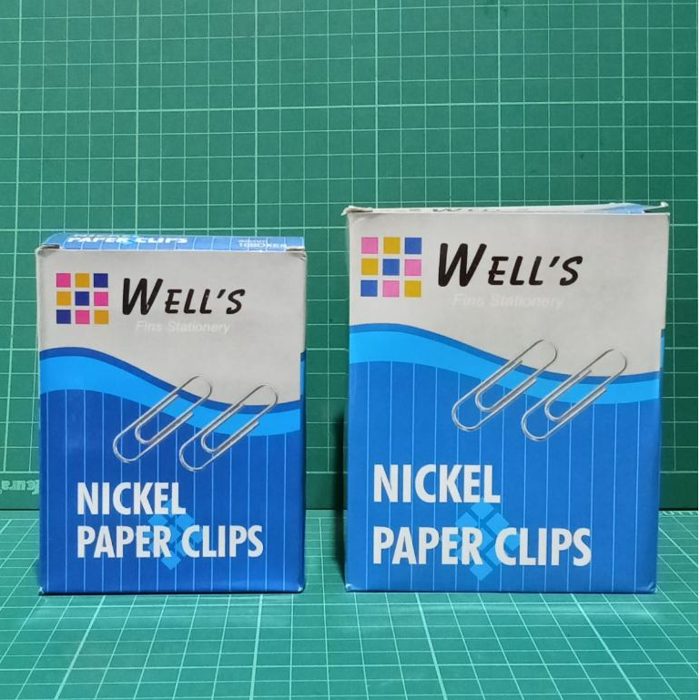 * WHOLESALE ONLY * Well"s Branded Office Nickel Metal Paper Clips (sold ...