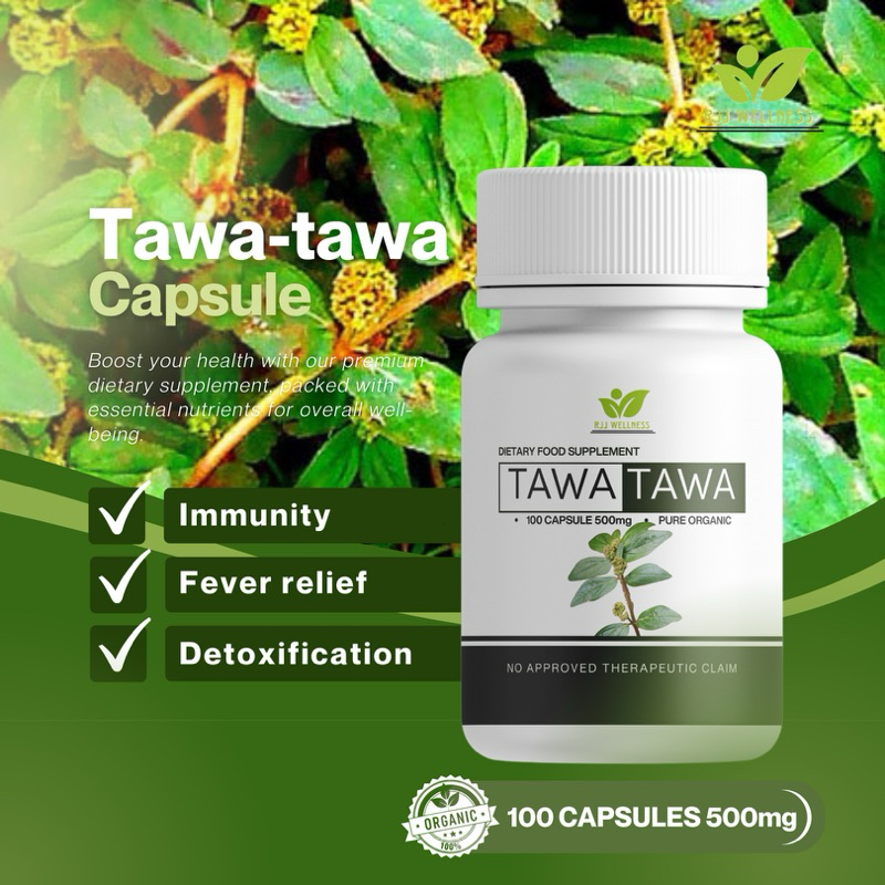Authentic Tawa Tawa 500mg~100 Capsules | Shopee Philippines