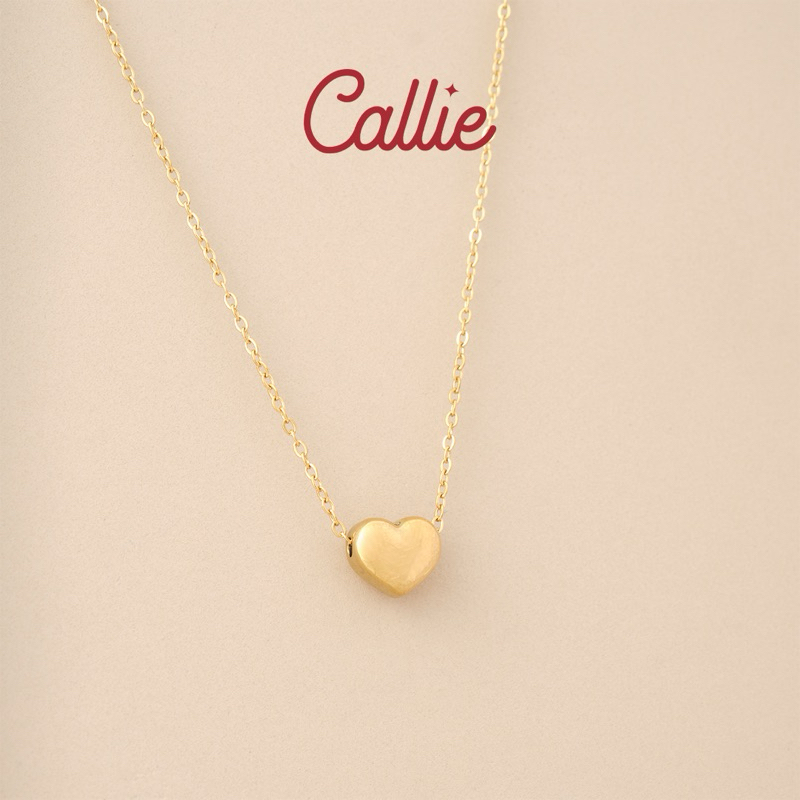 Callie Stainless Steel Chunky Heart Necklace Shop Callie | Shopee ...