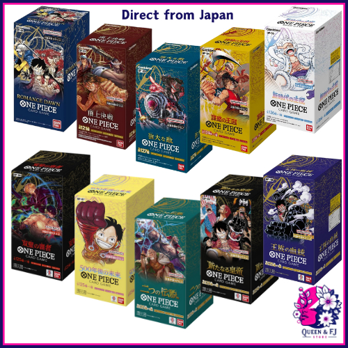 BANDAI ONE PIECE Card Game Booster Pack OP-01～OP-10 , 10Types , BOX or ...