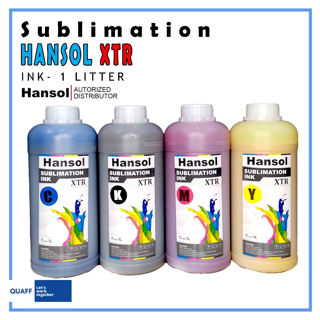 Hansol Sublimation INK XTR 1 Liter Sublimation INK good for FULL ...