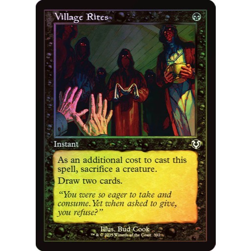 Village Rites MTG - Innistrad Remastered (Retro Foil) | Shopee Philippines