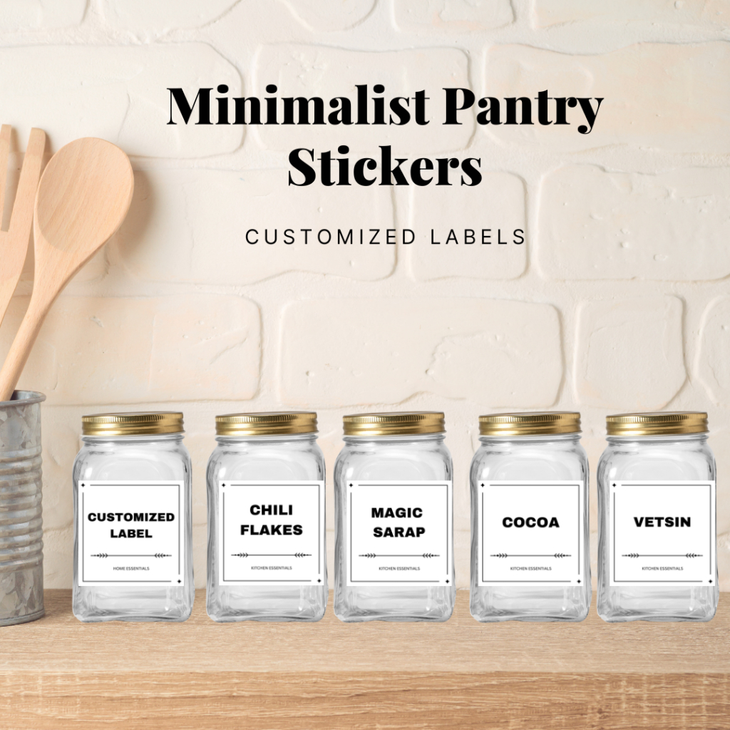 Minimalist Label Stickers High Quality Waterproof Sticker(Please ...
