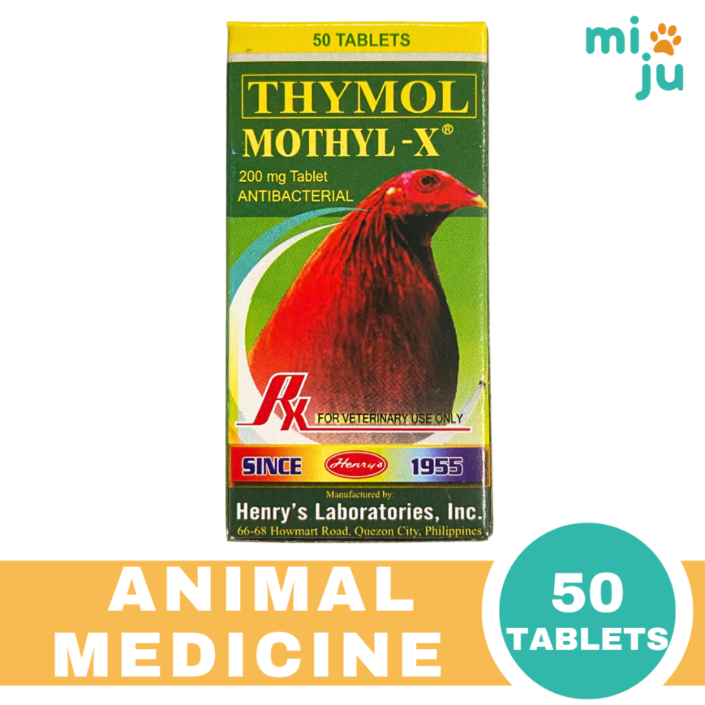 Mothyl X - Thymol (50 Tablets) For Animal Use | Shopee Philippines