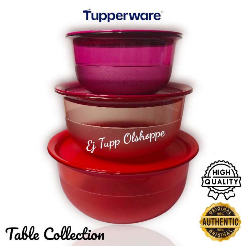 Tupperware Table Collection (Check variation) Read description before ...