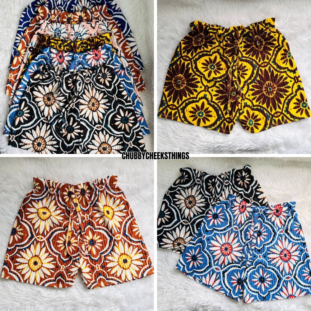 FLORAL SHORT FOR WOMEN | CREPE SHORT PAMBAHAY | Shopee Philippines