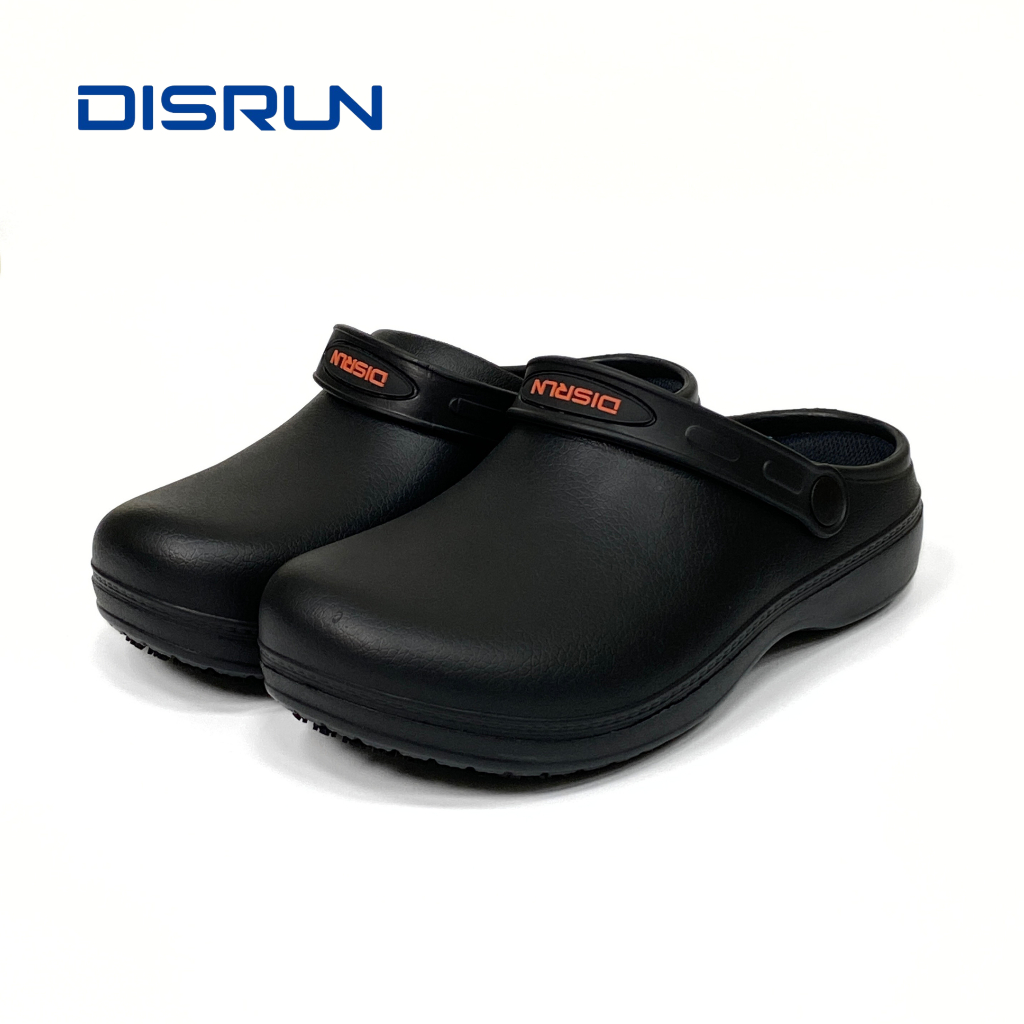 DISRUN ZION – Black | Unisex Comfortable Non-Slip Work Shoes for Chefs ...
