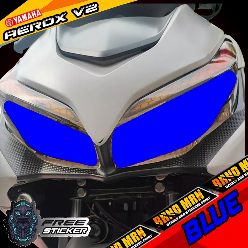 YAMAHA AEROX 155 V2 COLORED CLEAR Sticker DECAL Tint PROTECTOR | Shopee ...