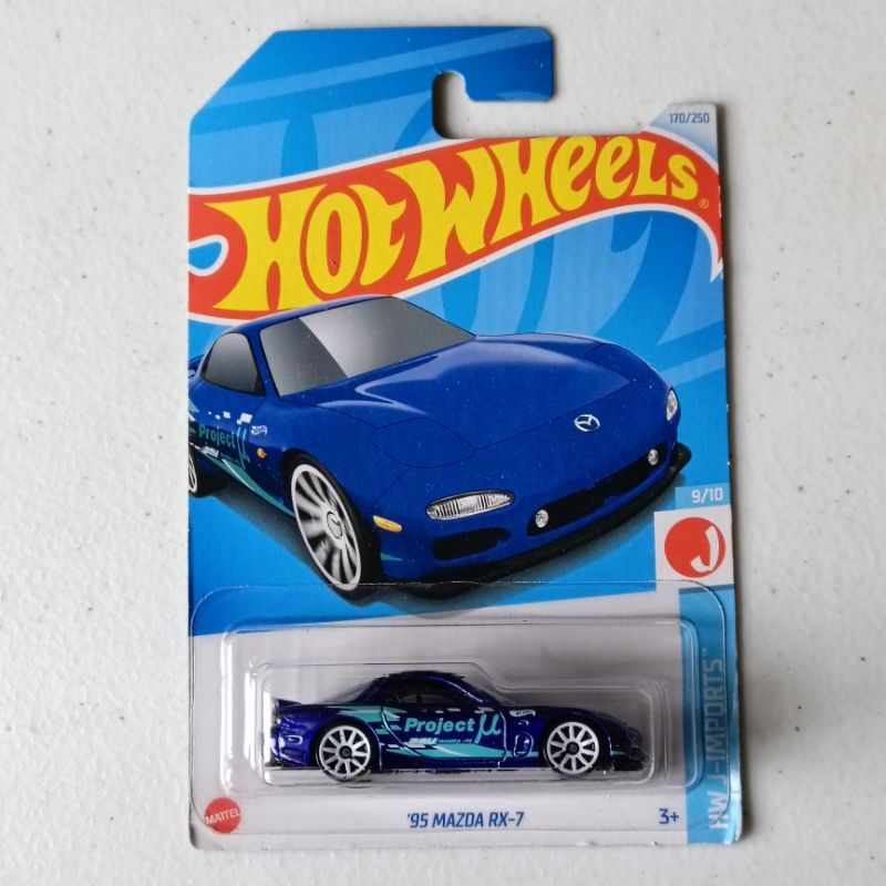 Hot Wheels Original '95 Mazda RX-7 HW J-Imports | Shopee Philippines