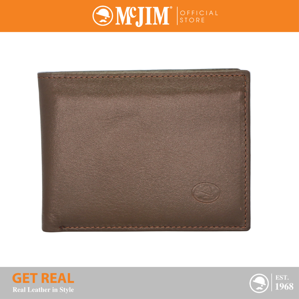 McJim Billfold wallet w/ Detachable Card holder (Soft Cow Leather ...