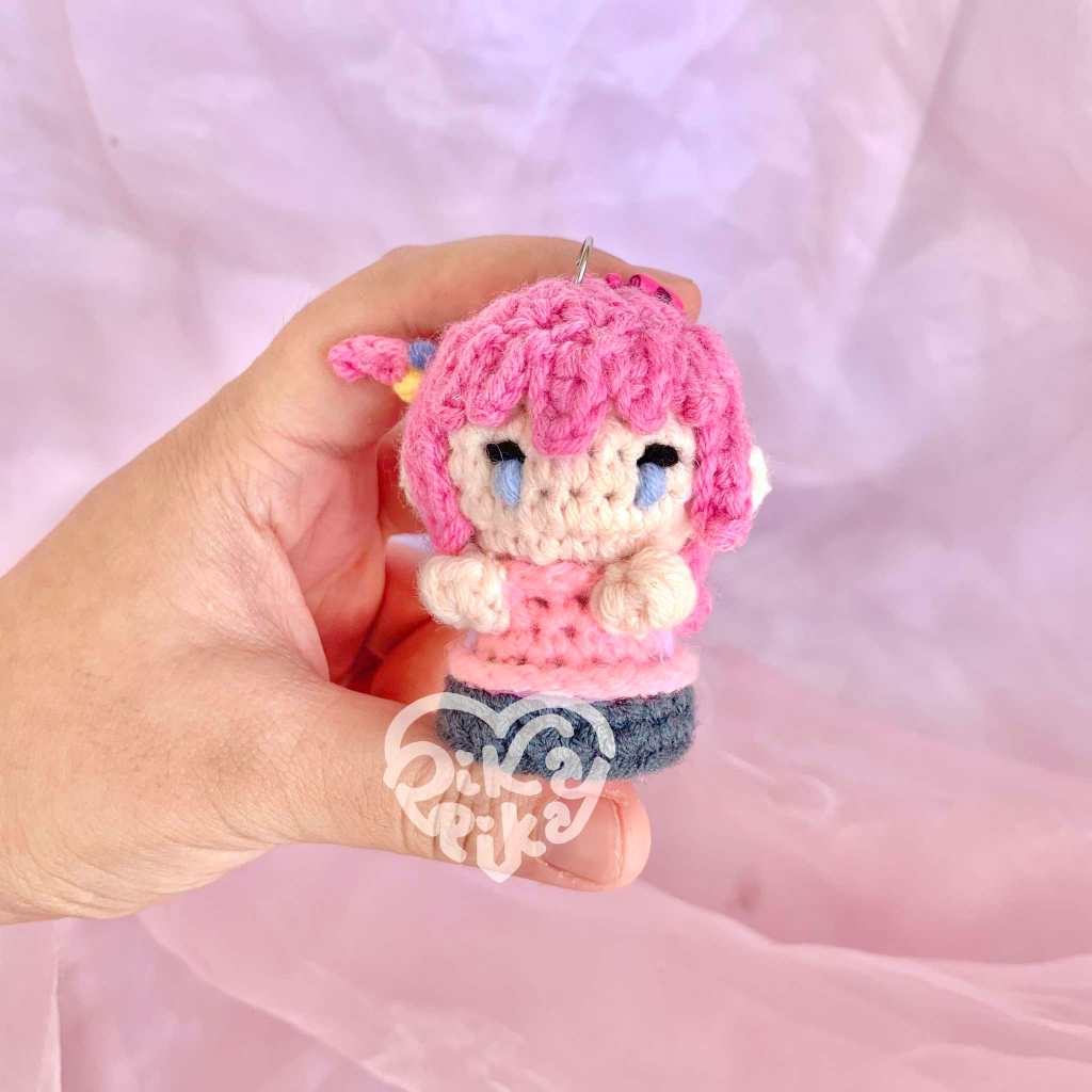 Hitori Gotō Crochet Chibi Keychain (Bocchi The Rock!) | Shopee Philippines