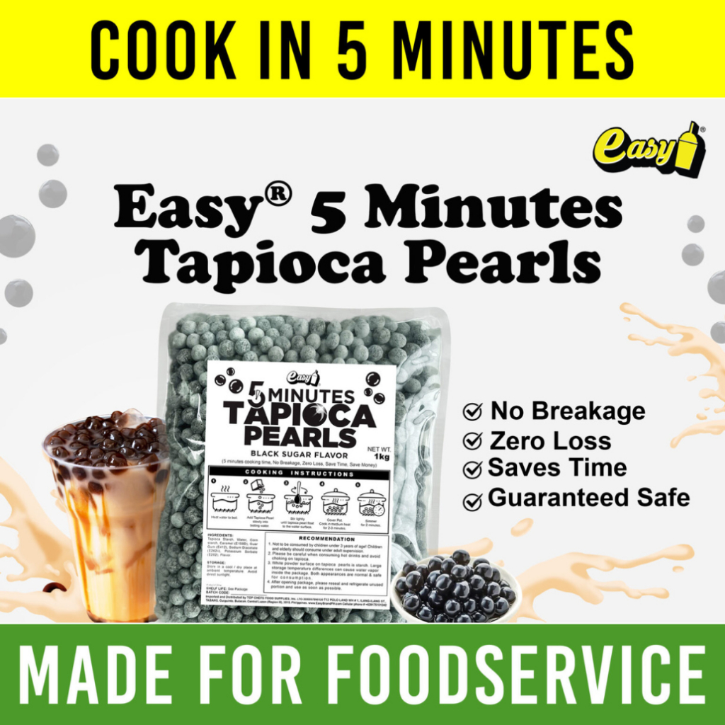 EASY 5 MINUTES TAPIOCA PEARLS 1KG | Shopee Philippines