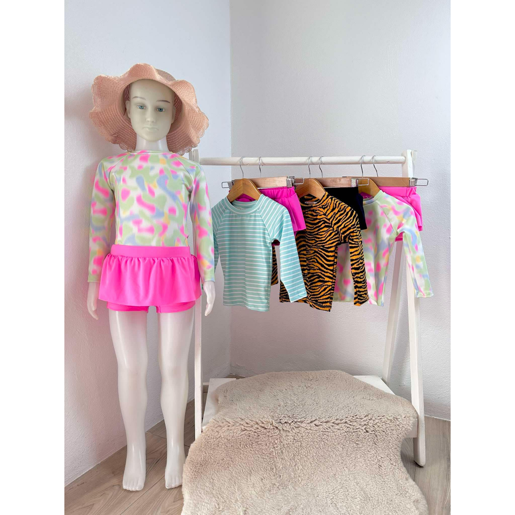 J-Maxx for Girl Mother and Daughter Swimwear Rashguard Casual ...