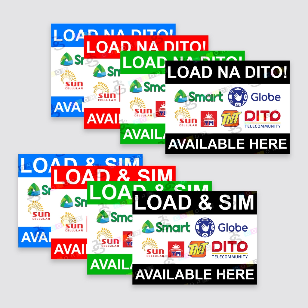 Load available here load na dito waterproof signage tarpaulin laminated ...