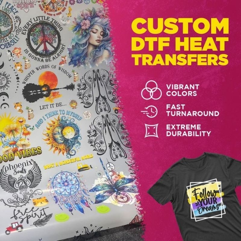 DTF printing per meter A3+ ready to press 11 inches x 1meter | Shopee Philippines