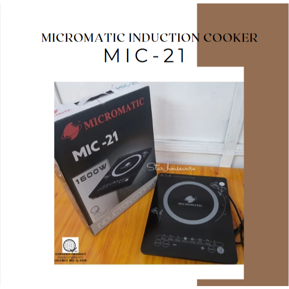 Micromatic MIC-21 1600watts 8 Multiple Cooking Functions Induction Cooker / Electric Cooker ...