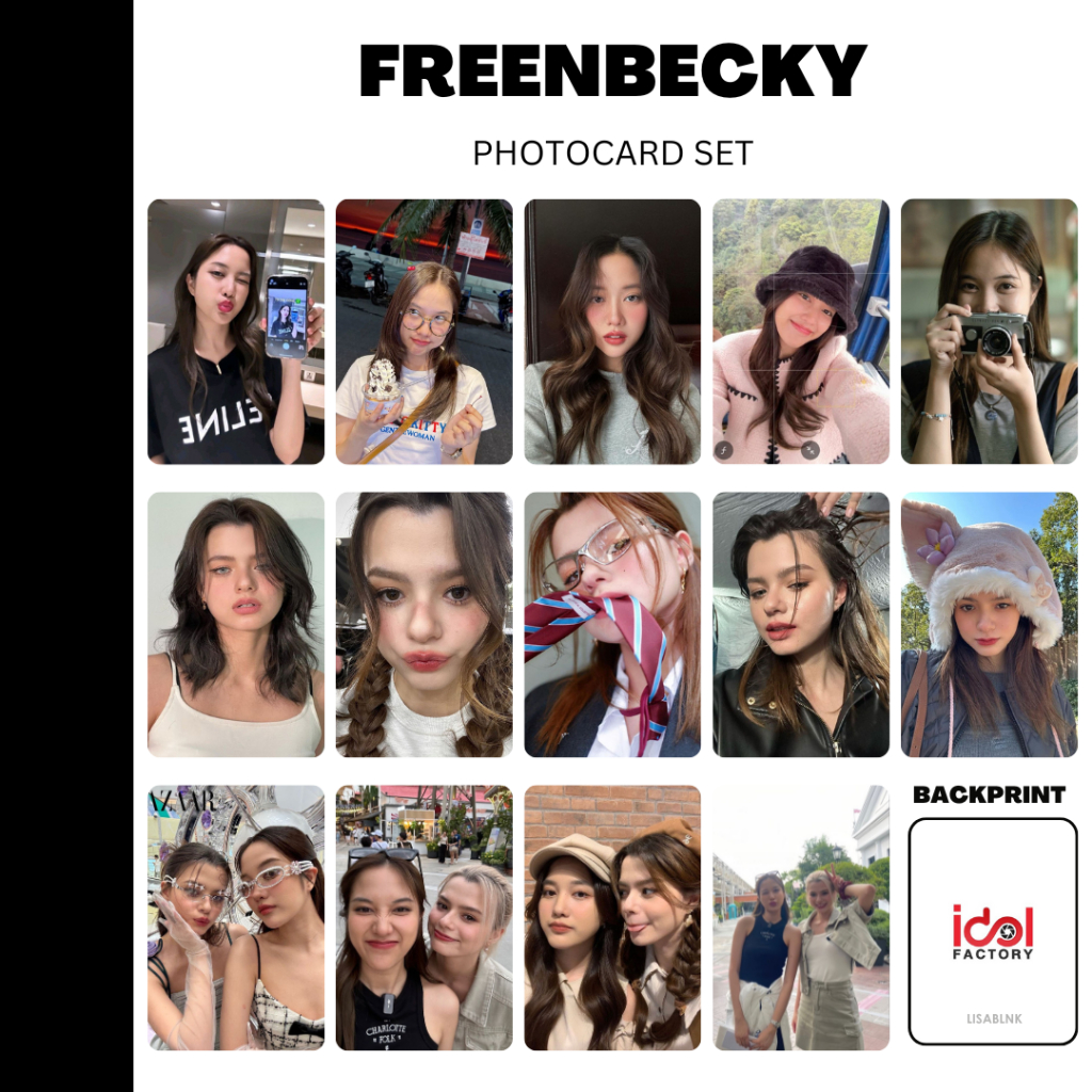 Freen Becky Selfie Fanmade Photocard [With Backprint] | Shopee Philippines