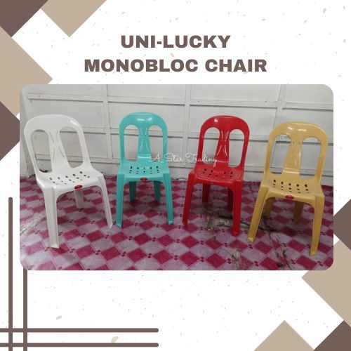UNI-LUCKY PLASTIC MONOBLOCK CHAIR/UPUAN | Shopee Philippines