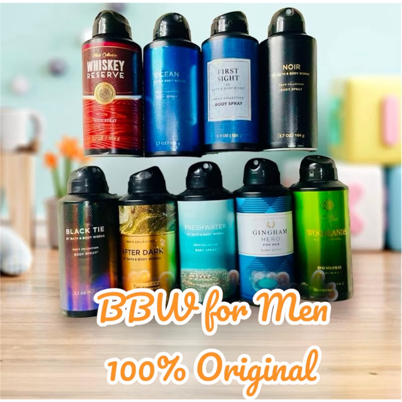 Bath and Body Works B.B.W Cologne/Body Spray for Men 100% Original from ...