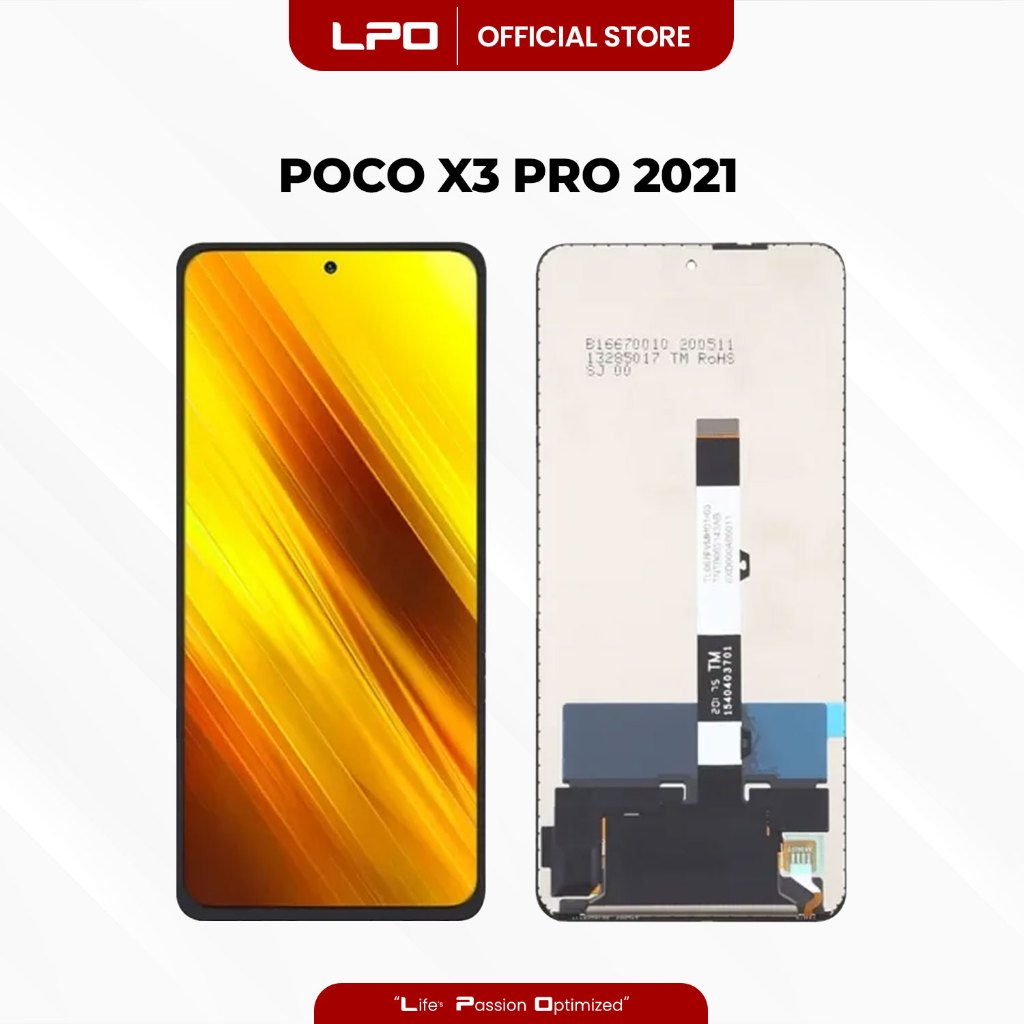 LPO Cellphone LCD 6.67" Compatible with Xiaomi Poco X3 Pro with Digitizer Replacement Fully ...