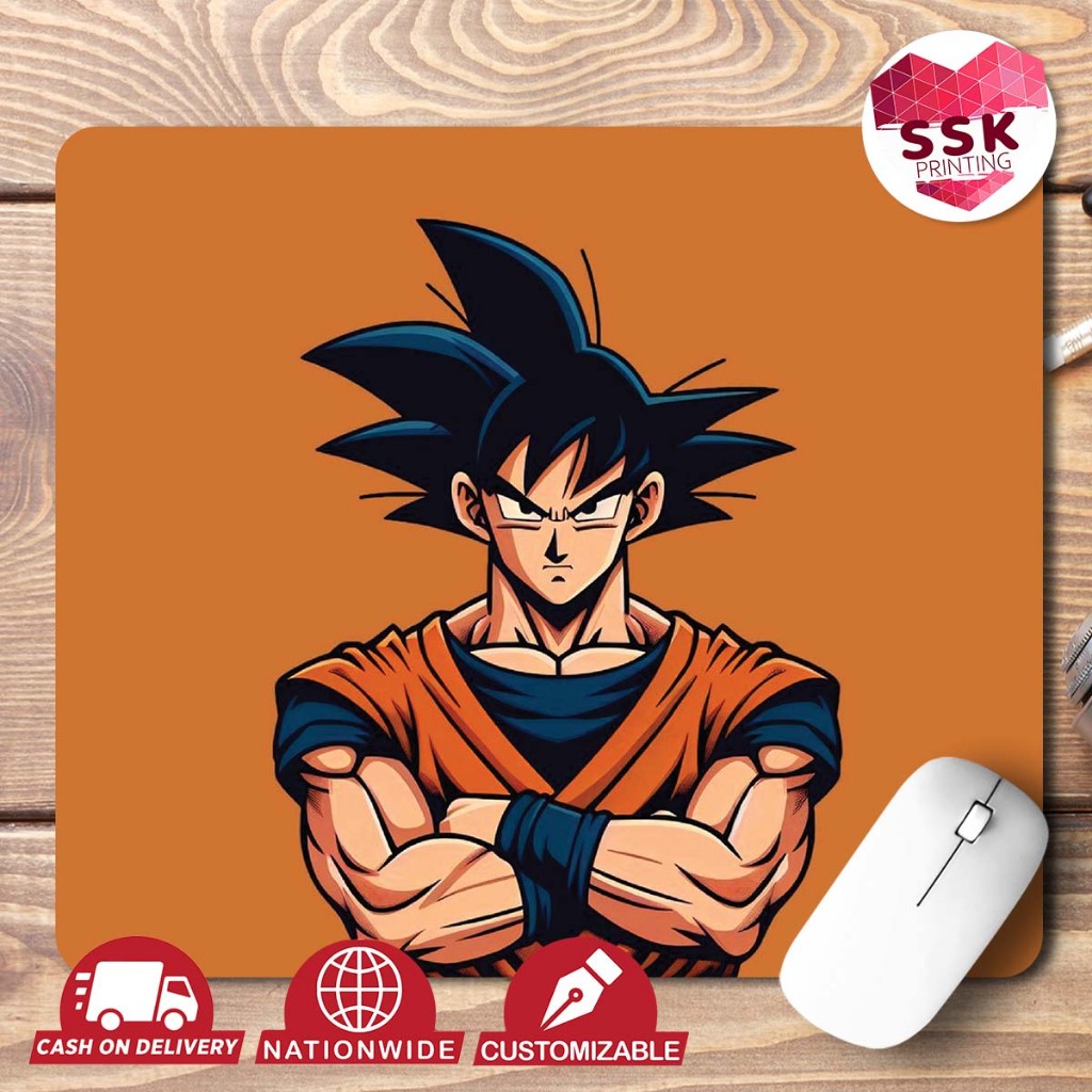 Anime Dragon Ball Z Designs Mousepad | Son Goku | Super Saiyan ...