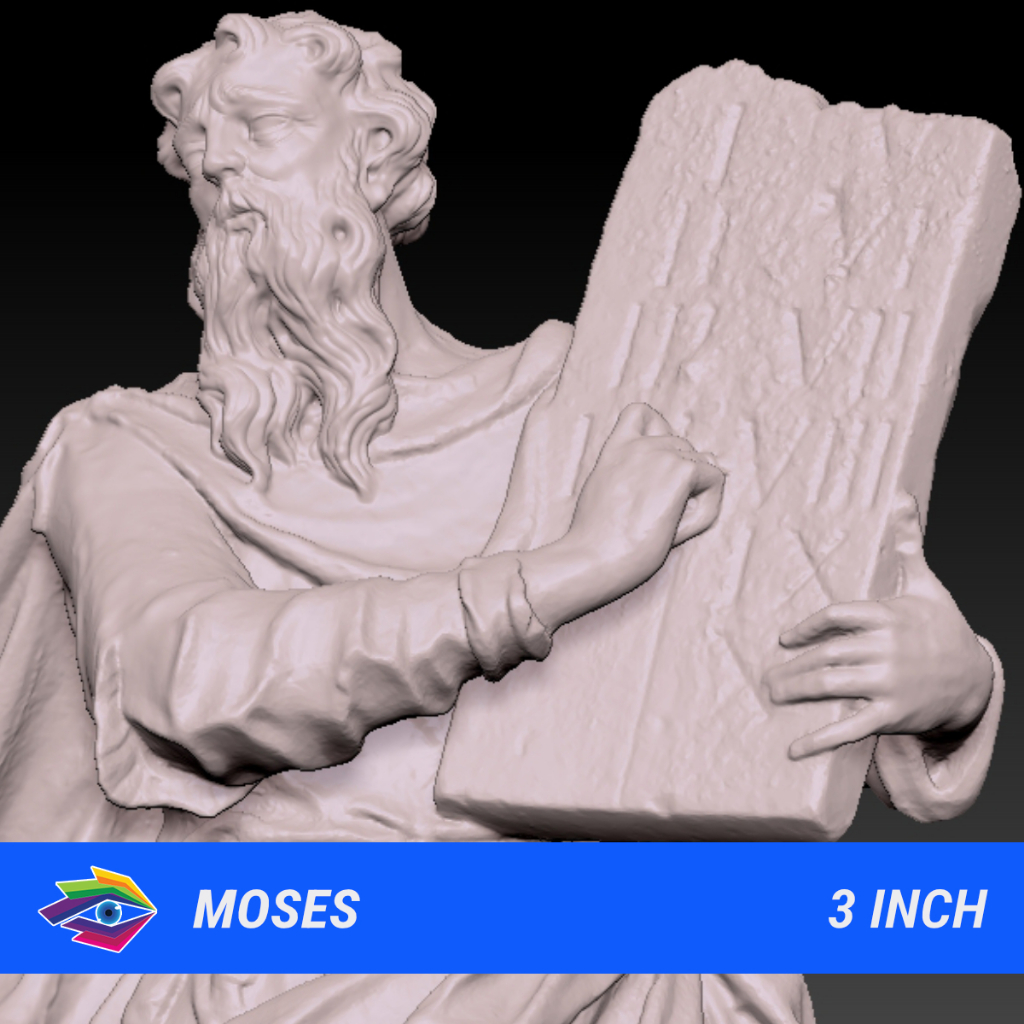 Moses [3 INCHES] | 3D-Printed Custom UV-Resin Figurines | Shopee ...