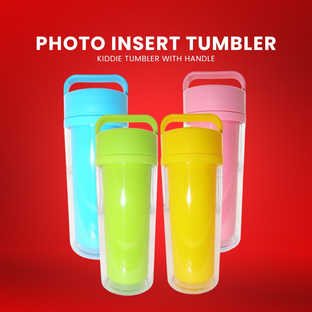 Kiddie Photo Insert Tumbler with Handle for Birthday and Event ...