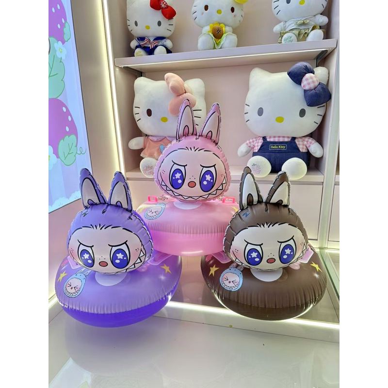 NEW LABUBU Kid Swimming Float Boat Inflatable Floater Salbabida For ...