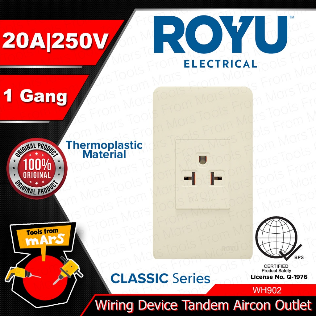 Royu Classic Series Electrical Power Plate Set 1 2 3 Gang Duplex ...