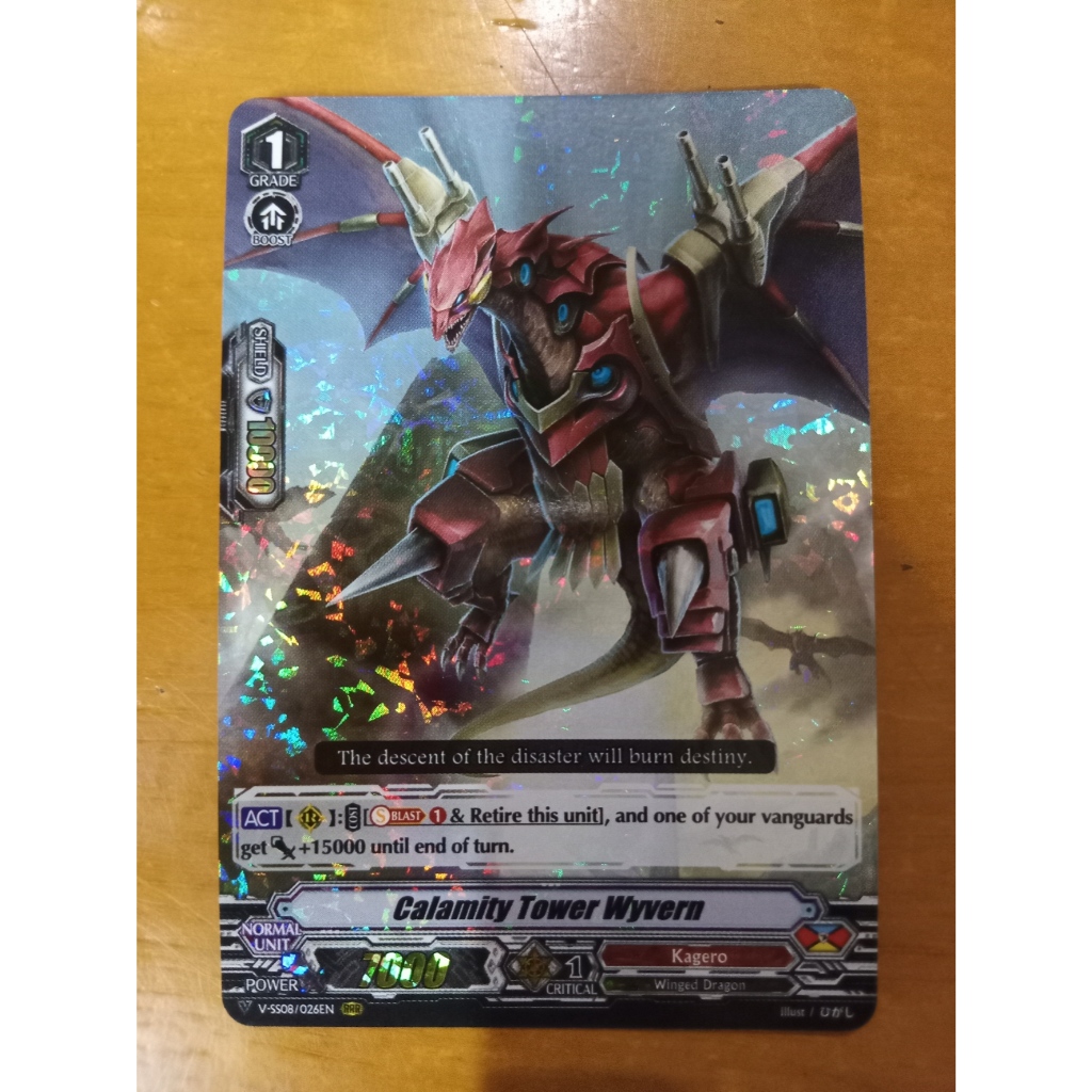 CFV Calamity Tower Wyvern Kagero V-SS08 V CLAN SELECTION PLUS Vol 2 Cardfight Vanguard | Shopee ...