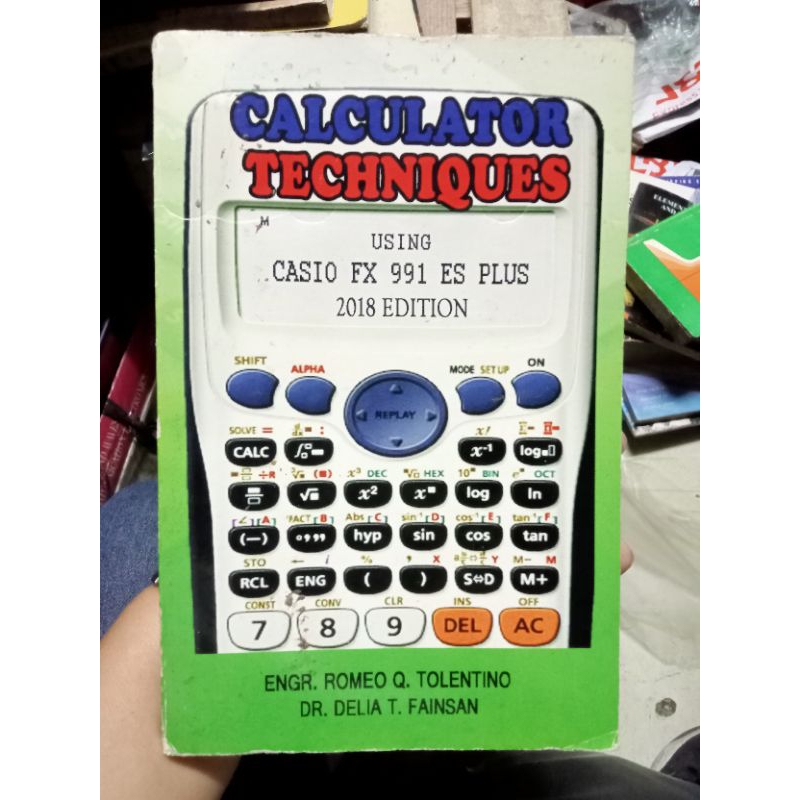 CALCULATOR TECHNIQUES BY:ENGR. ROMEO TOLENTINO(used book) | Shopee ...