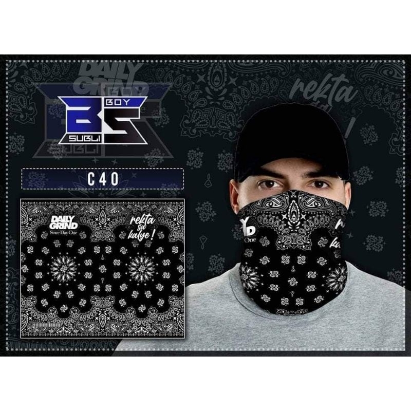 Motorcycle half face mask (Full Sublimation half face mask " Thai mask ...