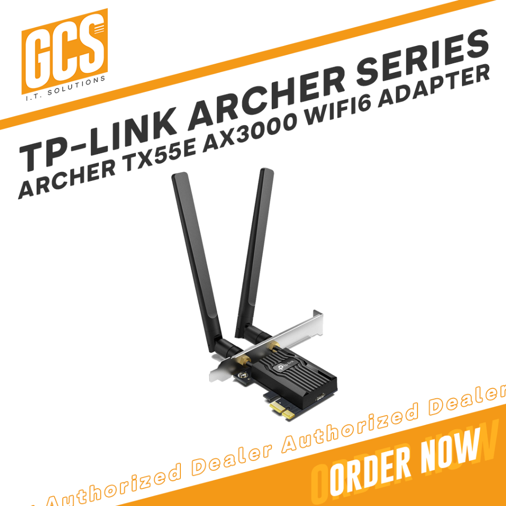 TP-Link Archer TX55E AX3000 Wi-Fi 6 Bluetooth 5.2 PCIe Wireless Adapter ...