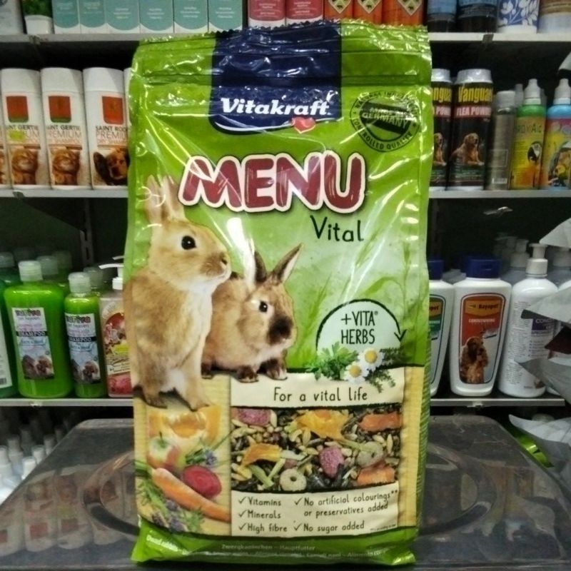 Vitakraft Menu Vital Rabbits 1kg | Shopee Philippines