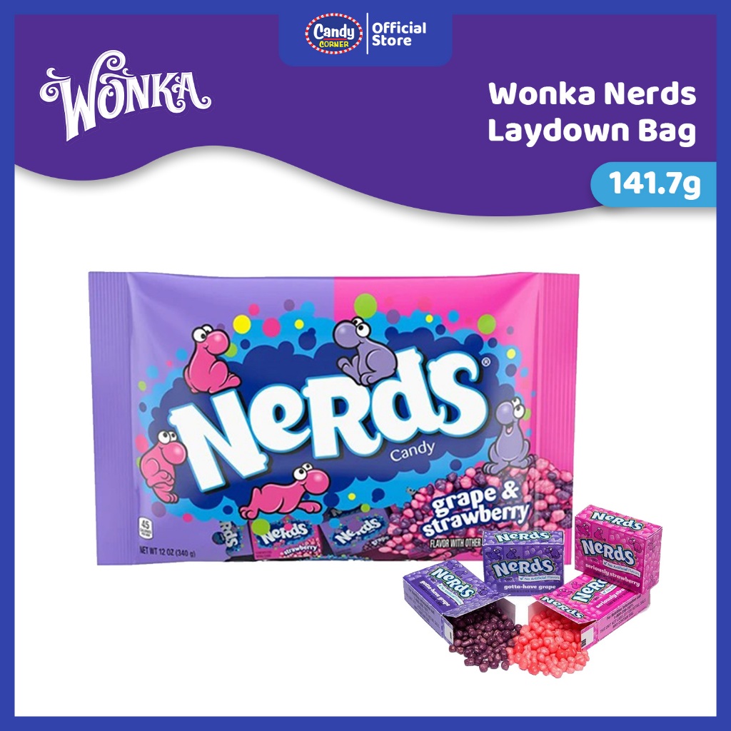 Wonka Nerds Grape Strawberry Laydown Bag | Shopee Philippines