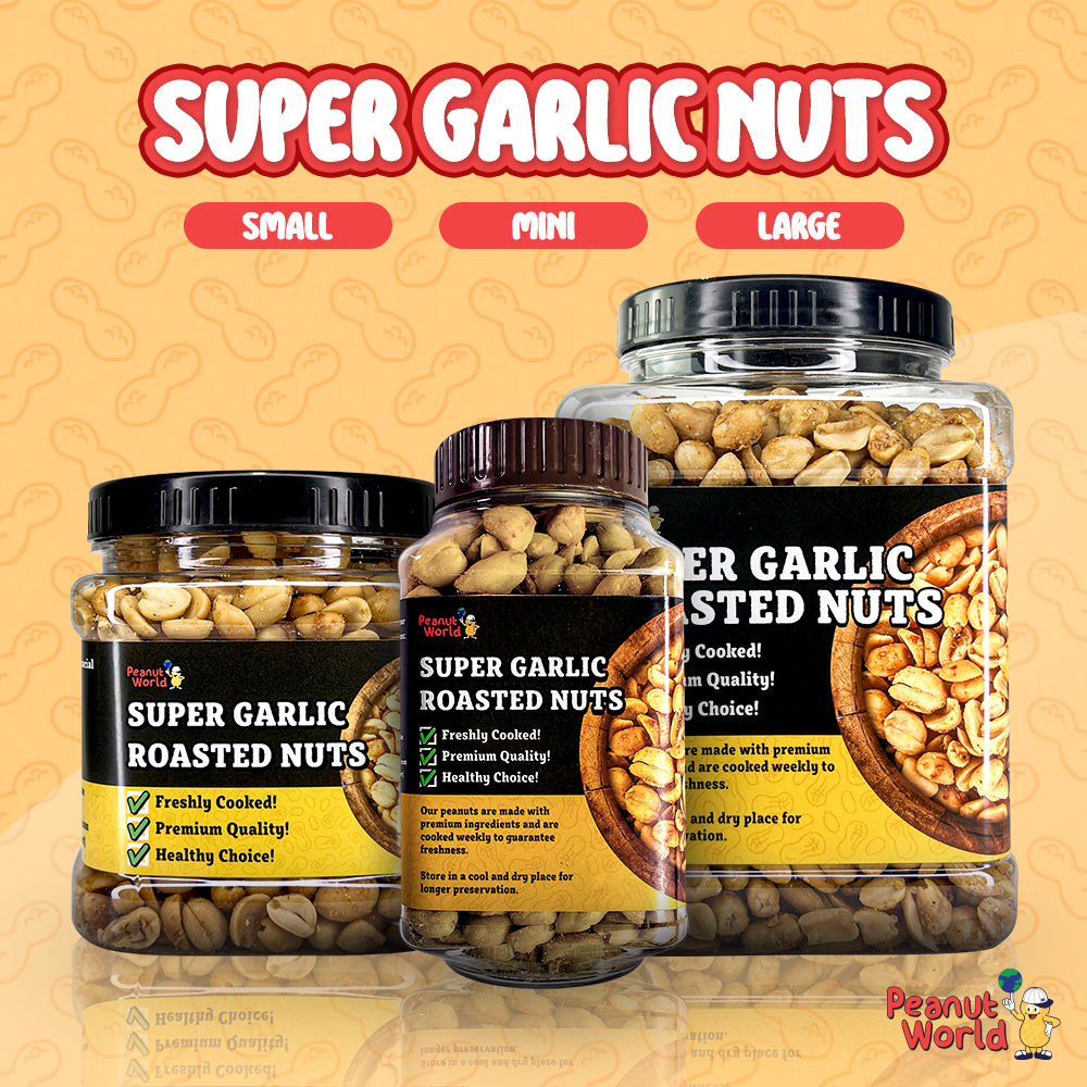 Super Garlic Peanuts by Peanut World | Shopee Philippines