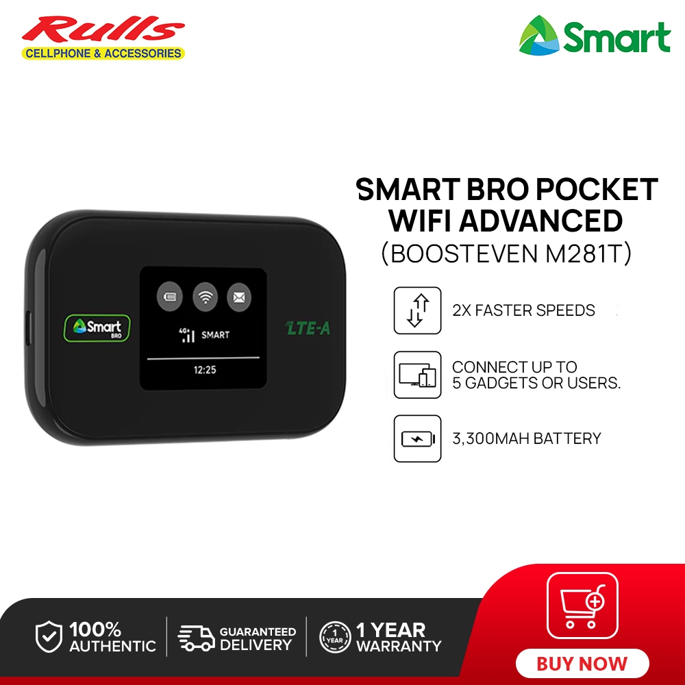 Smart Bro Pocket WiFi Advanced - Boosteven M281T | Shopee Philippines